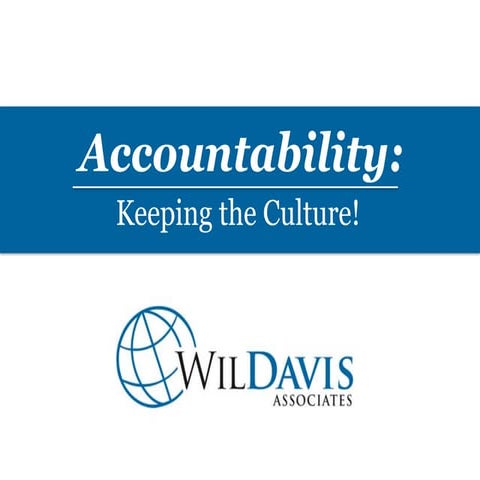Accountability At Work | PPT