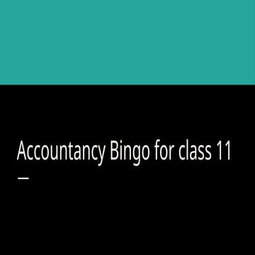 for accounting class Accountacy Bingo.pptx