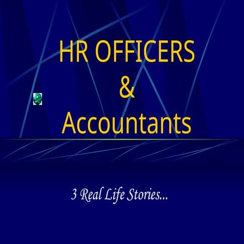 Accountancy and HR Comparison with examples | PPT