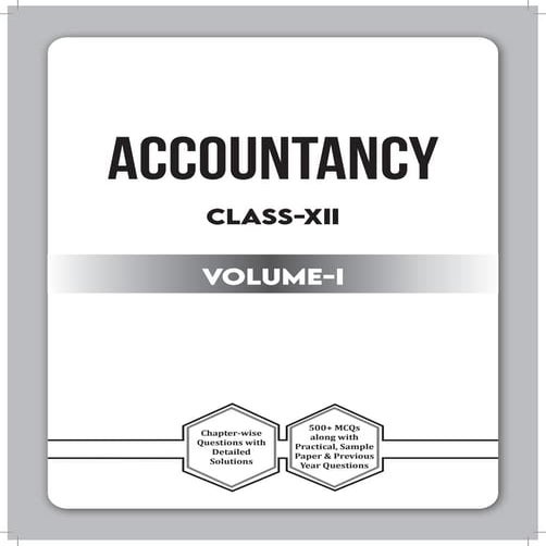 Physics Wallah Class 12 Accountancy volume 1 Book | PDF