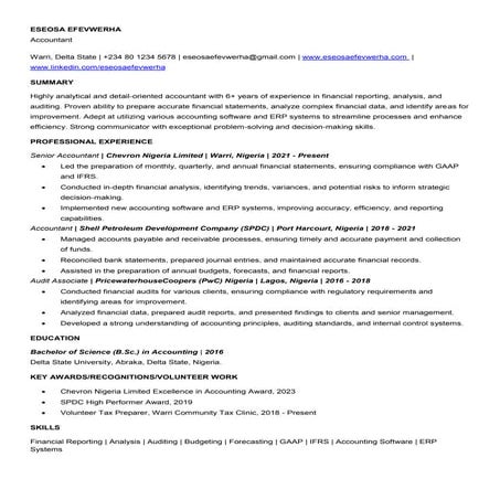 Accountant - Fully ATS Resume Template.docx