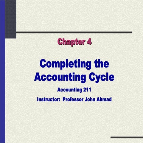 accounting-211-chapter-4.ppt completing accounting cycle | PPT