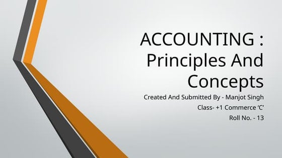 Introduction Of Management Accounting Ppt