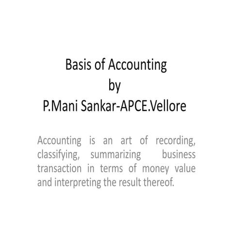 Accounting basic | PPT