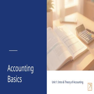 Comprehensive Introduction to Accounting: Theory, Objectives, and ...