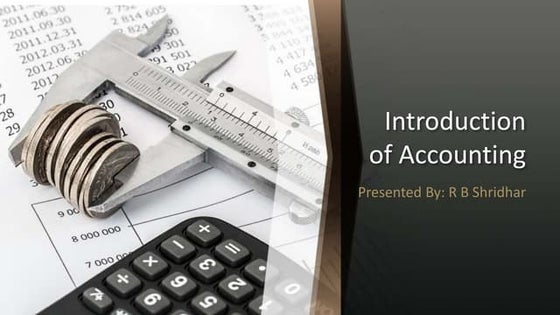 Accounting Introduction | PPT