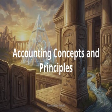 Comprehensive Guide to Accounting Concepts and GAAP Principles | PPTX
