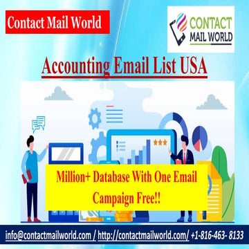 Accounting email list usa | PPTX