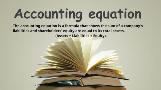 The accounting equation | PPTX