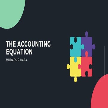 The Accounting Equation | PPT