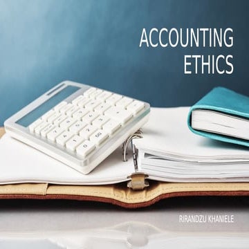 Accounting+Ethics.pdf | Business Accounting & Finance | Business