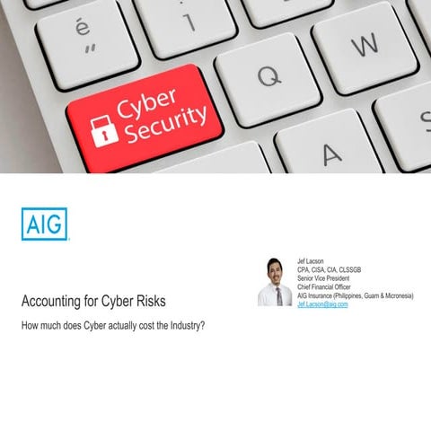 Accounting for Cyber Risks - How much does Cyber actually cost the ...