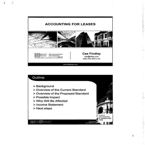 Accounting For Leases | PDF