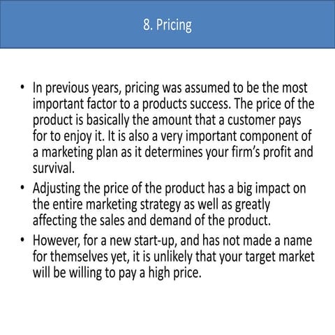 Presentation on Marketing : Pricing strategies | PPTX