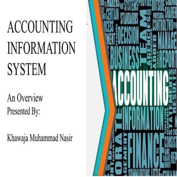 Accounting Information System Ais Pptx