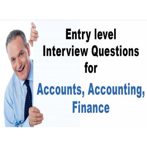 Accounting interview questions answers | PPTX