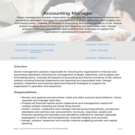 Accounting Manager | PDF
