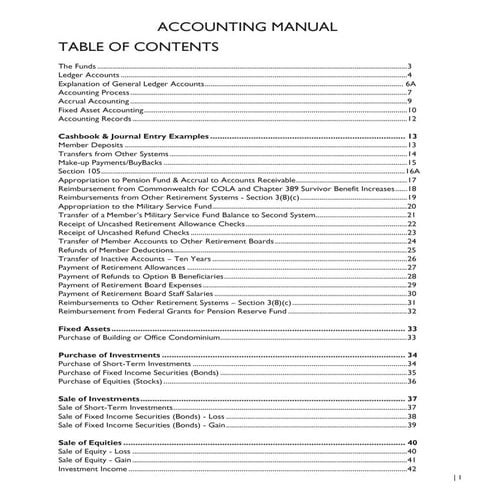 Accounting manual | PDF