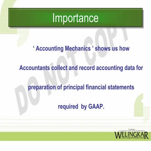 Accounting Mechanics Processing Accounting Information | PDF