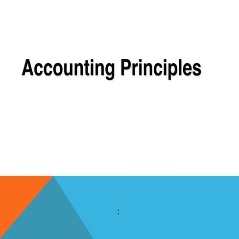 1. principles of accounting | PPTX