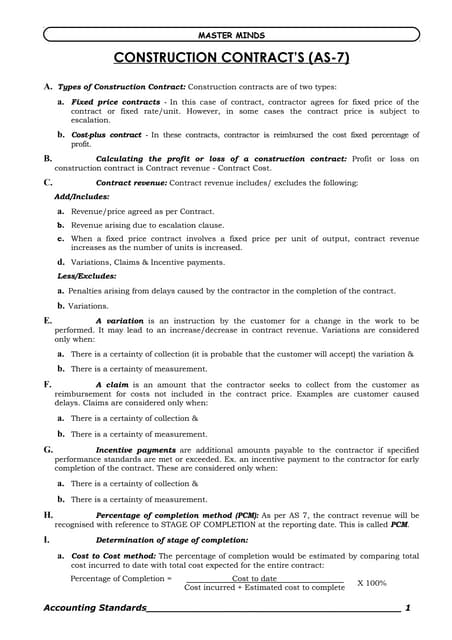 Construction contracts | PDF