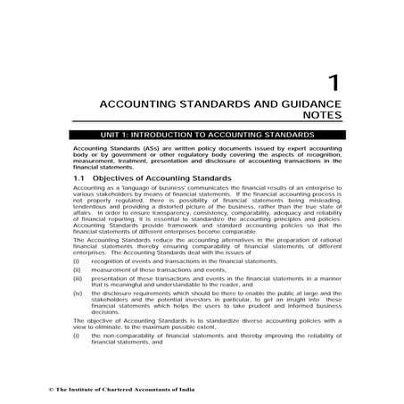 Accounting standards | PDF | Business Accounting & Finance | Business