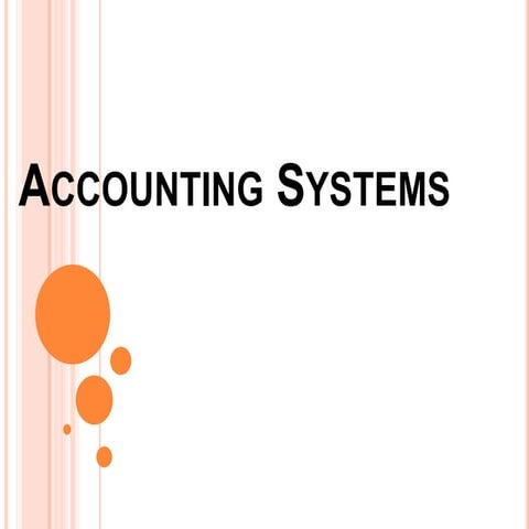 Accounting systems | PPT
