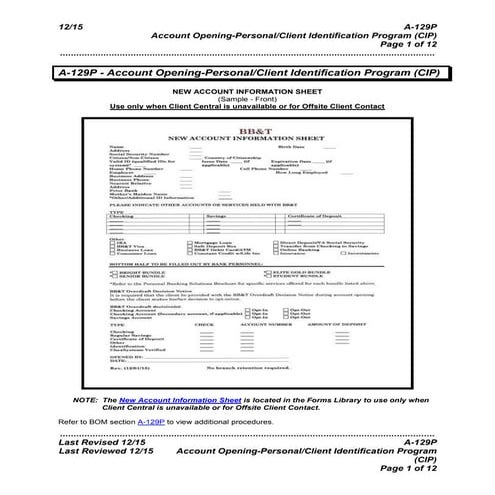 Account Opening-Personal or Client Identification Program BOM ...