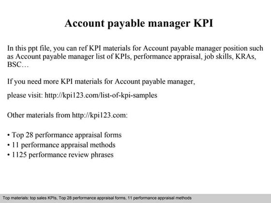 Construction project manager kpi | PPT