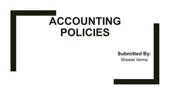 GAAP, Accounting Standards and IFRS | PPT