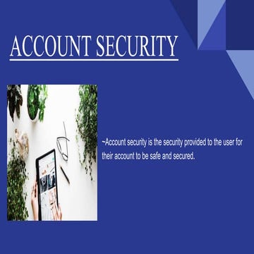 Account security | PPT
