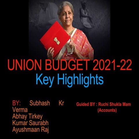 Union Budget 2021-22 | PPTX