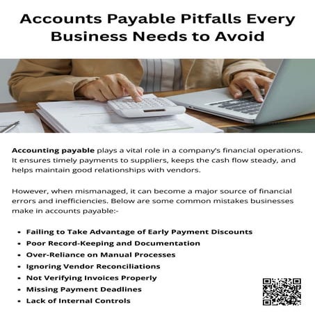Accounts Payable Pitfalls Every Business Needs to Avoid | PDF
