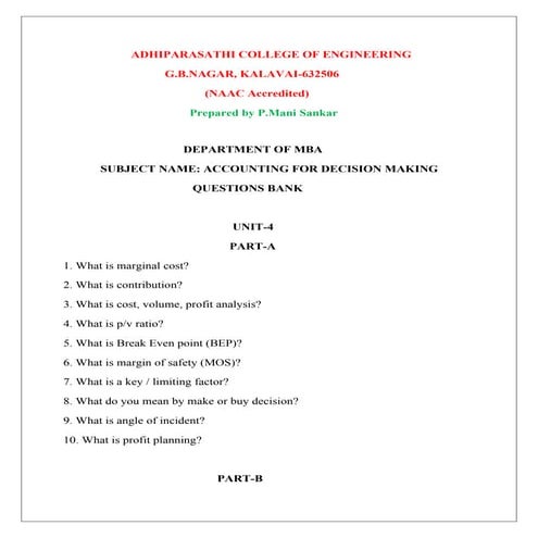 ACCOUNTS FOR MANAGER QUESTION BANK-(UNIT -4).docx