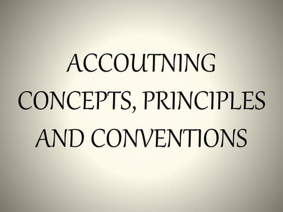 Principles of accounting | PPTX
