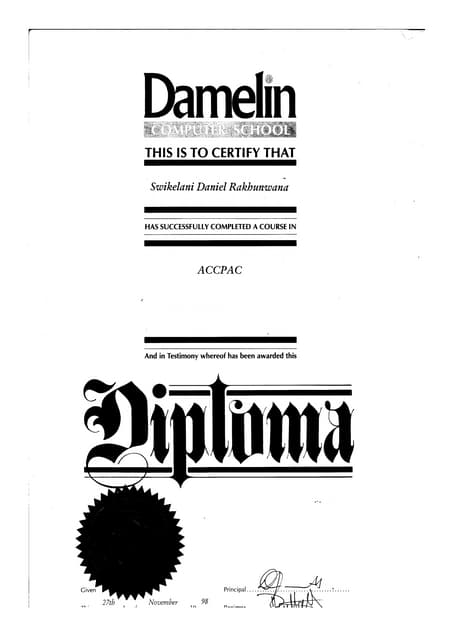 Diploma bookkeeping | PDF