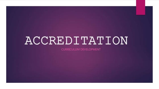 GUIDELINES IN THE CONDUCTION OF PAASCU ACCREDITATION | PPTX | Professional School | Postgraduate ...