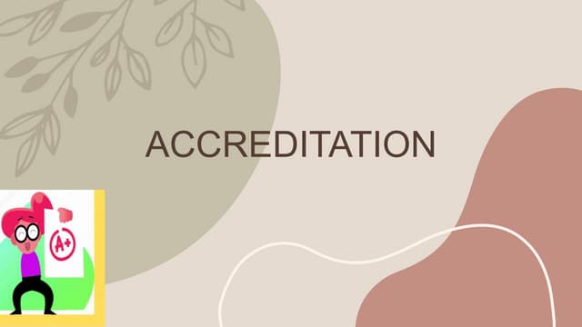 Accreditation | PPSX