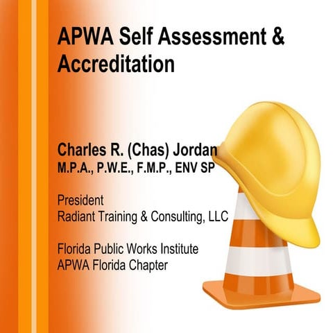 APWA Accreditation Process - Public Works Institute | PPT