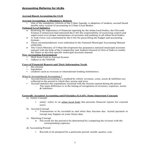 Accrual accounting | PDF