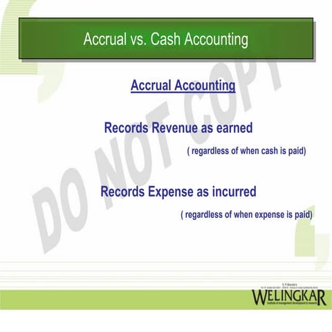 Accrual Accounting and The Balance Sheet | PDF