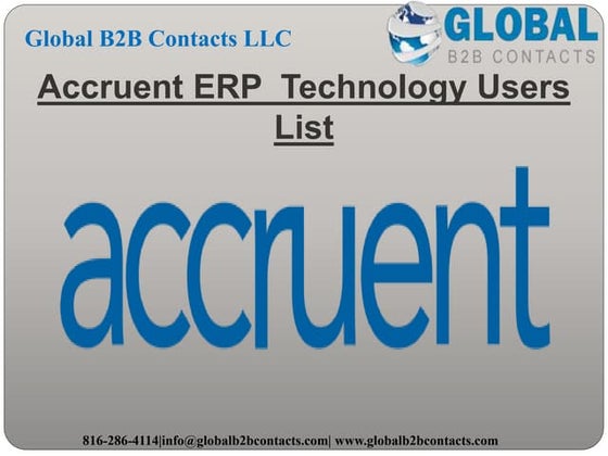 Absolute erp technology users list | PPT