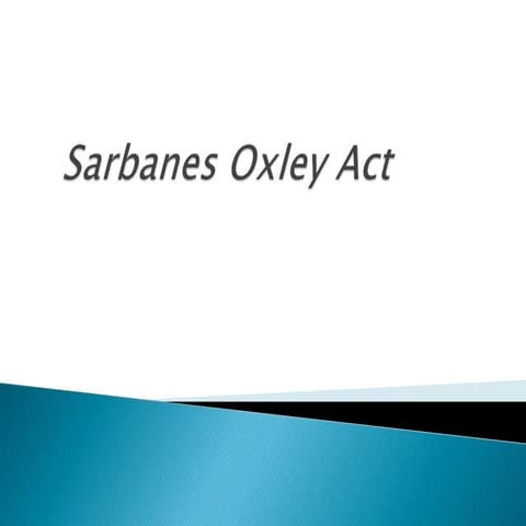 sarbanes oxley master file | PPTX