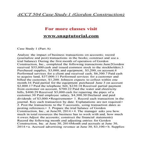 Acc 206 Exceptional Education / snaptutorial.com