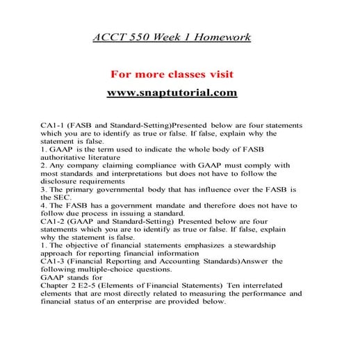 ACCT 216 Exceptional Education / snaptutorial.com | DOCX