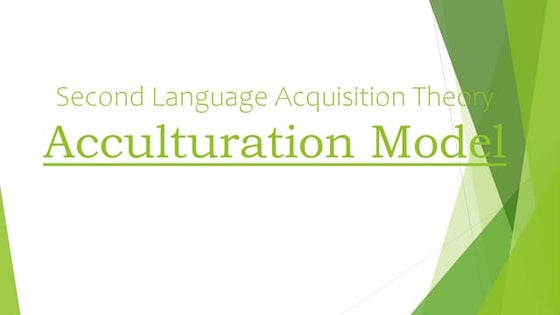 Acculturation | PDF