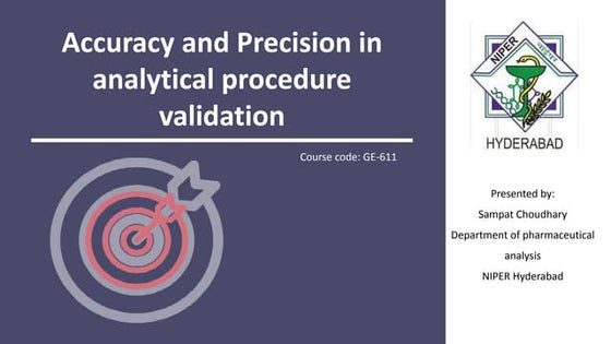 Analytical methods validation as per ich & usp | PPT