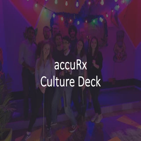 Accurx culture deck | PPT