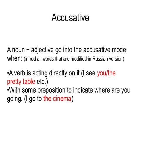 Accusatrive | PPT