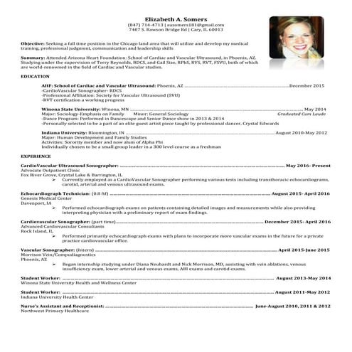 Elizabeth Somers_ Resume | PDF